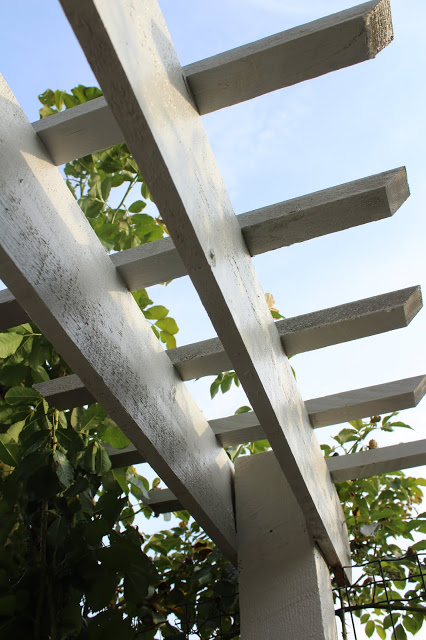 DIY How to Build a Pergola Over a Gate - Kezzabeth | DIY & Renovation Blog