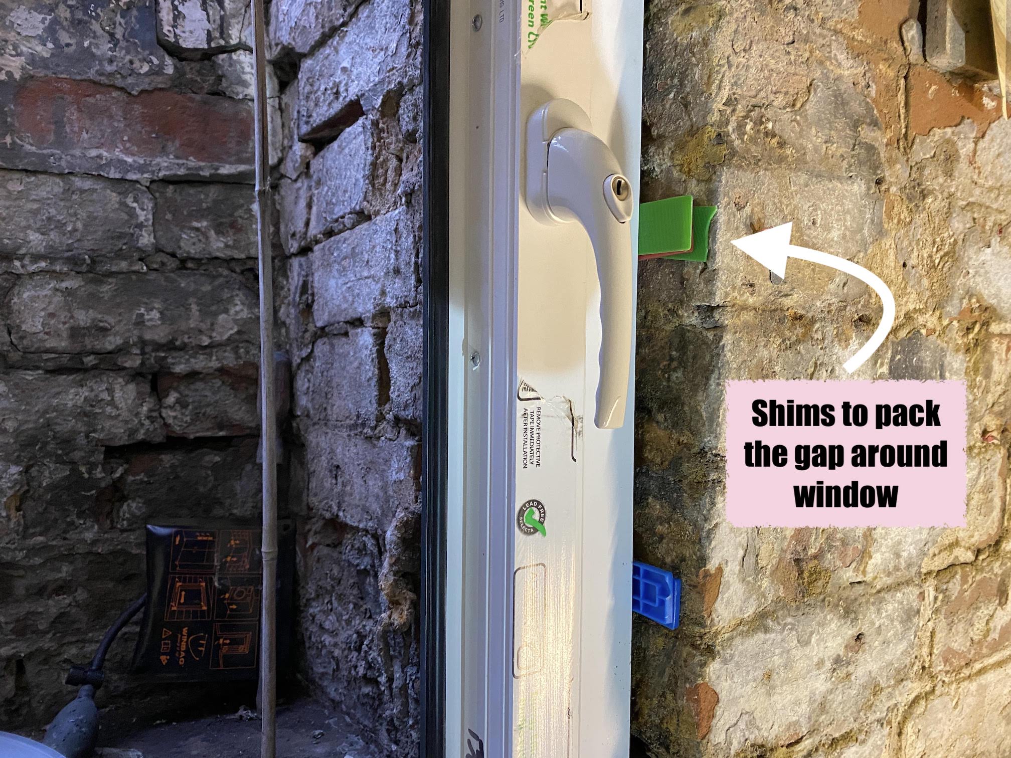 DIY Fitting A Window In Our Victorian Basement Cellar - Kezzabeth | DIY ...